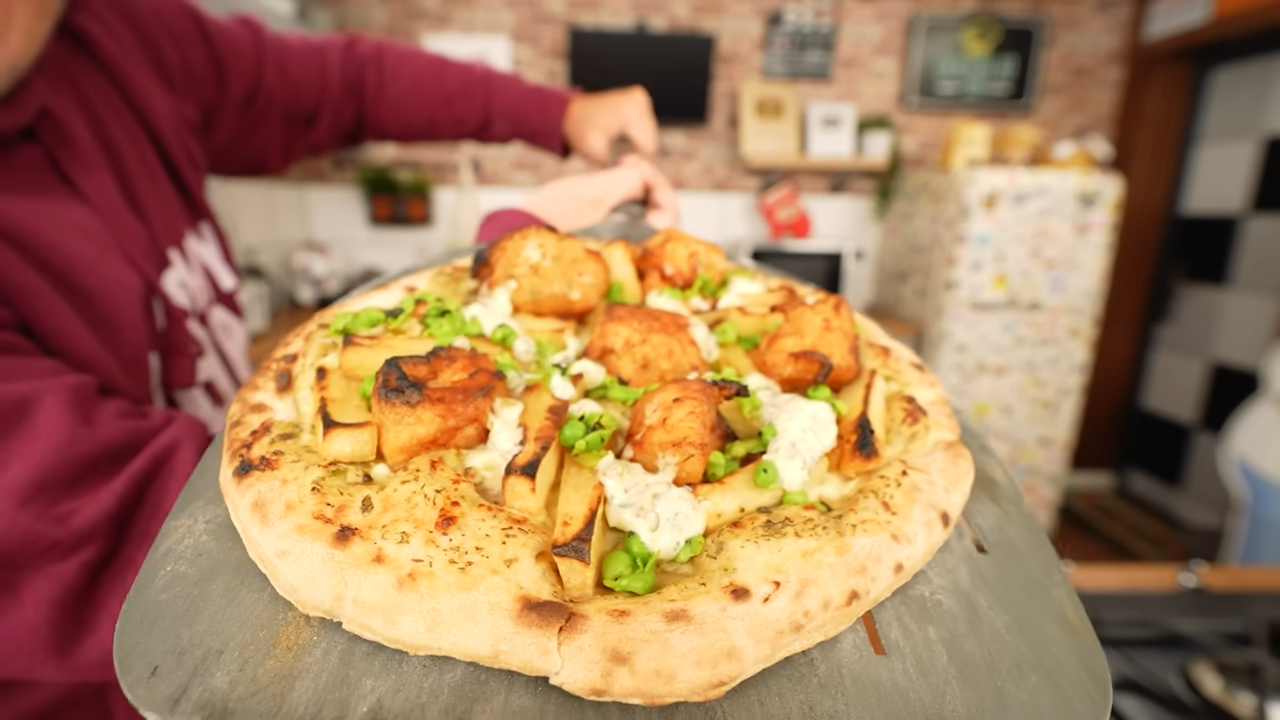 This Fish & Chips Pizza Shouldn’t Work… But It Did