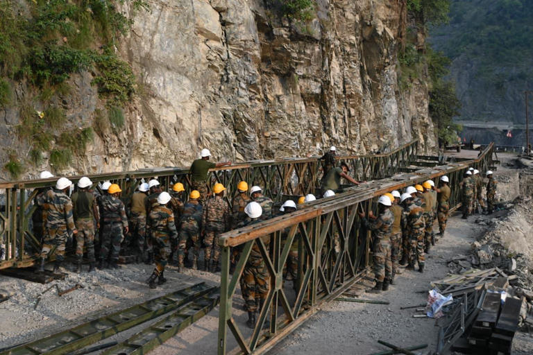 Indian Army restores vital road in Ramban with new 150-ft reinforced bridge