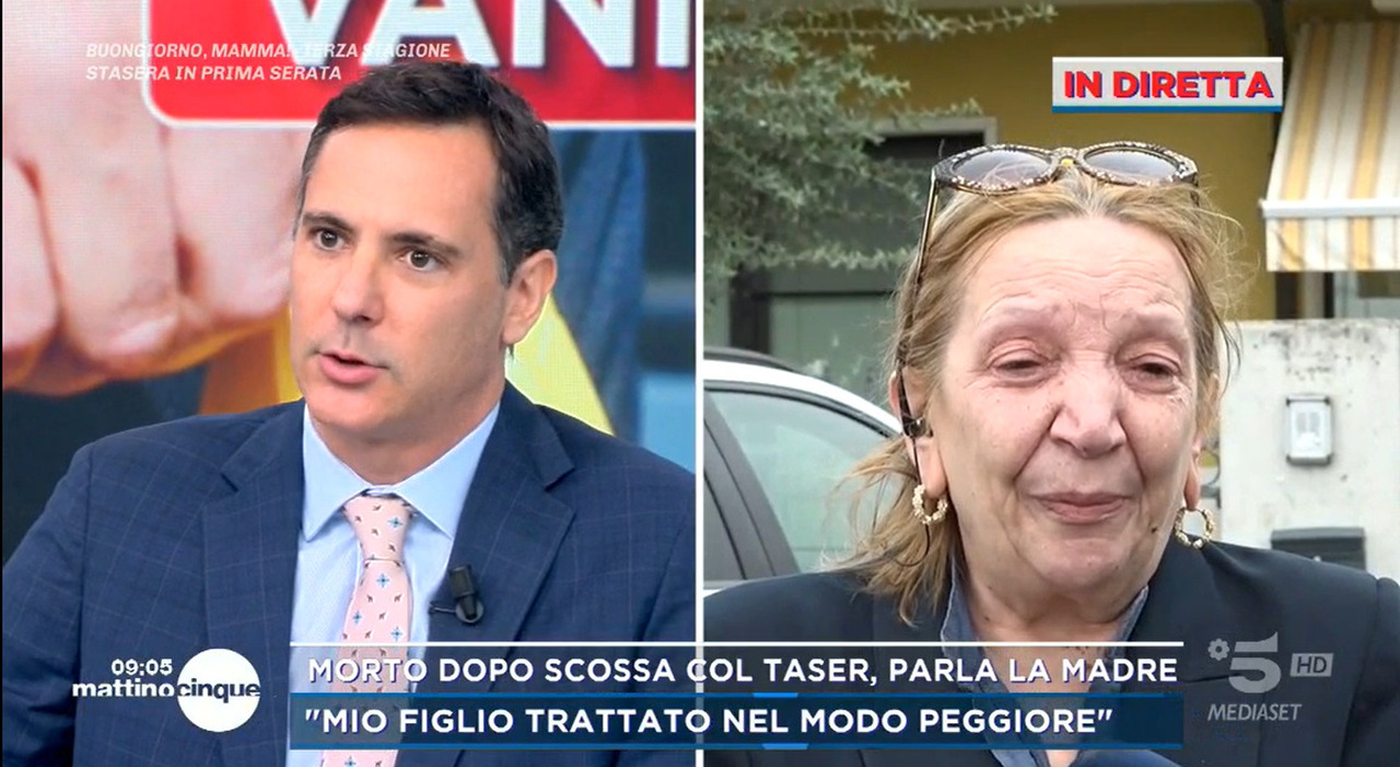 Claudio Citro morto dopo il taser, il dolore della mamma: «Non era ...