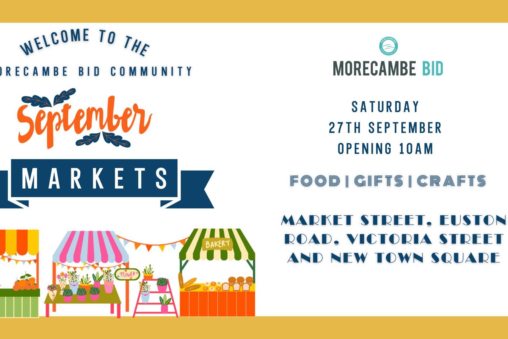 Morecambe community markets are back alongside Prom Fest live music ...