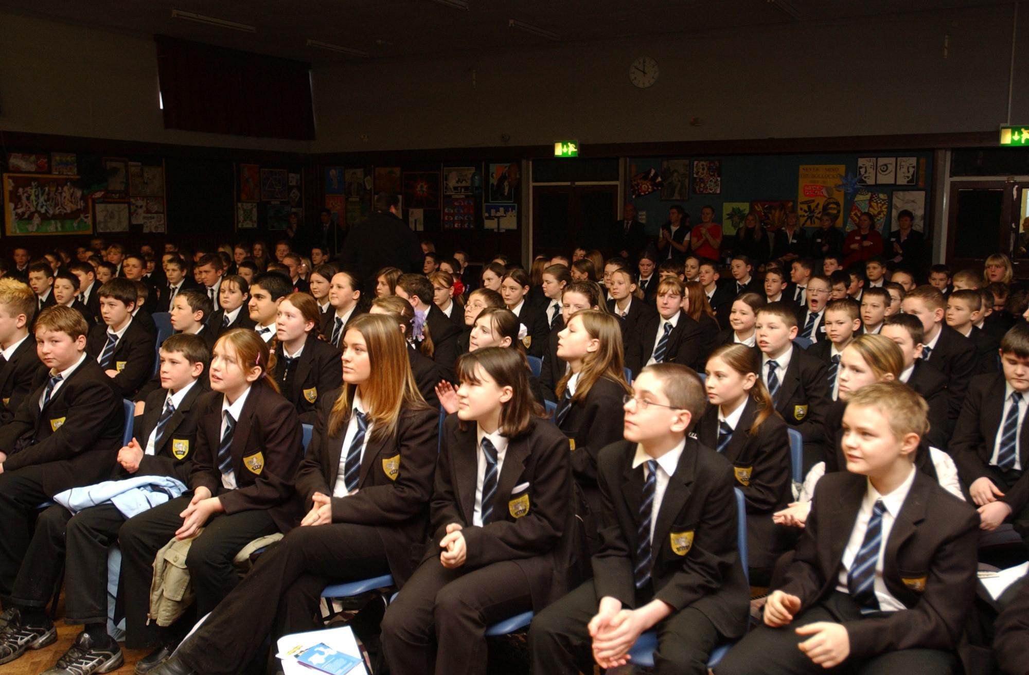13 fantastic photos from the wonderful day a top-10 boy band played at Boldon School