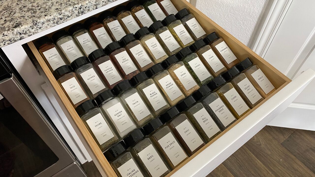 Efficient organization solutions for your spice drawer