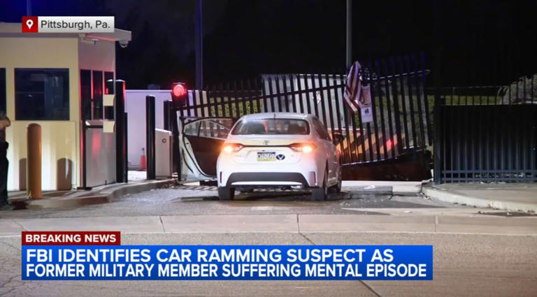 Driver rams car into FBI Pittsburgh HQ’s gate in ‘an act of terror ...