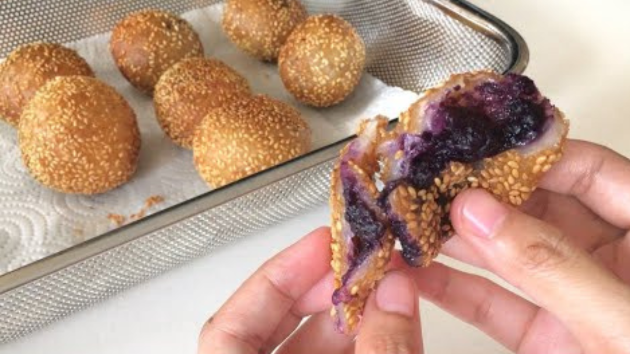 Sesame Balls (Buchi) Recipe | How to Make Perfect Crispy Buchi