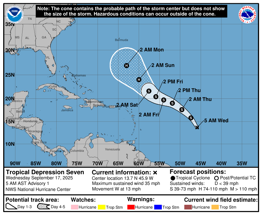 Tropical Storm Gabrielle expected to make turn north. How strong, where ...