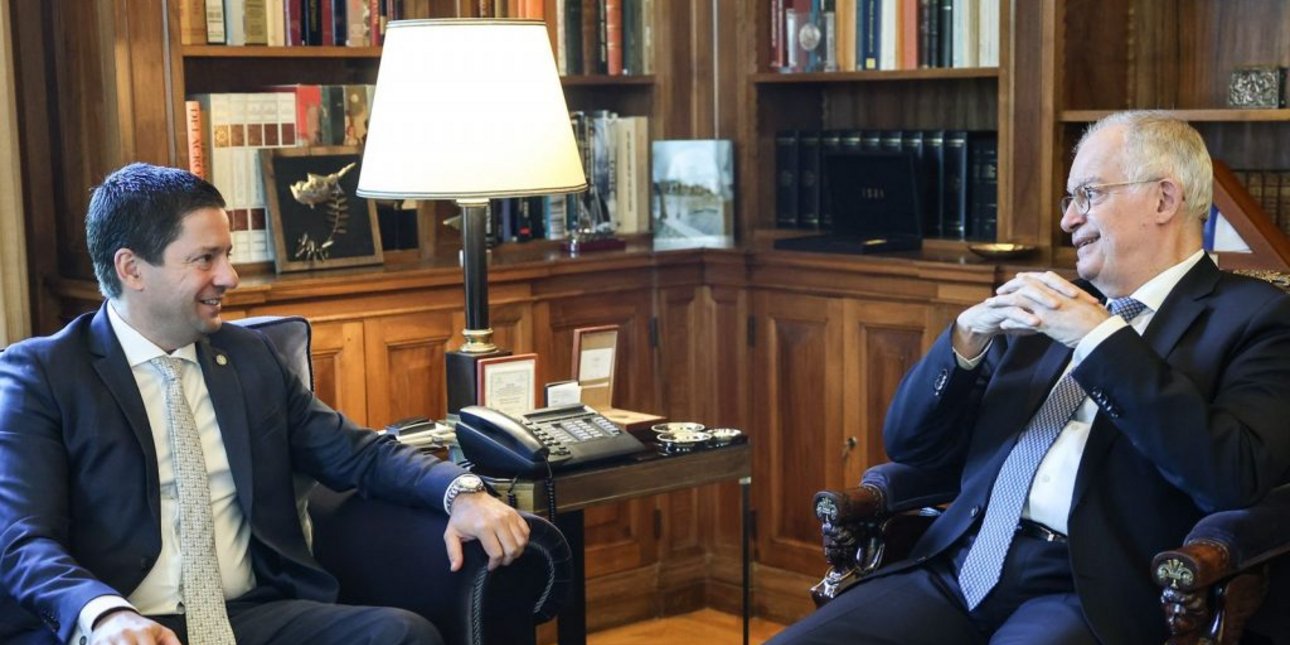 Συνάντηση Τασούλα με τον Πρύτανη του ΕΚΠΑ Γεράσιμο Σιάσο -Σχέδιο του ...