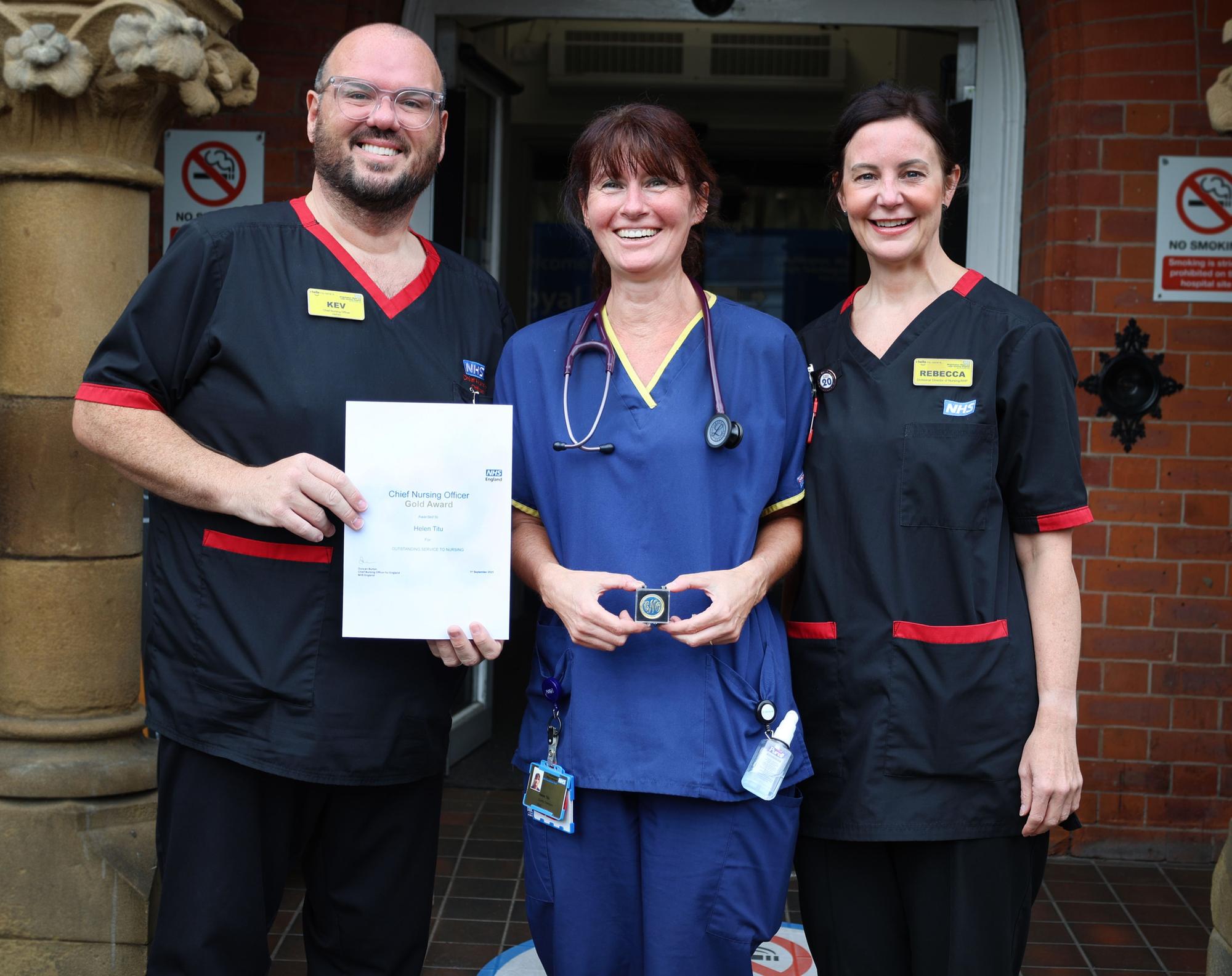 Top Chief Nursing Officer Awards for two Wigan hospital staff