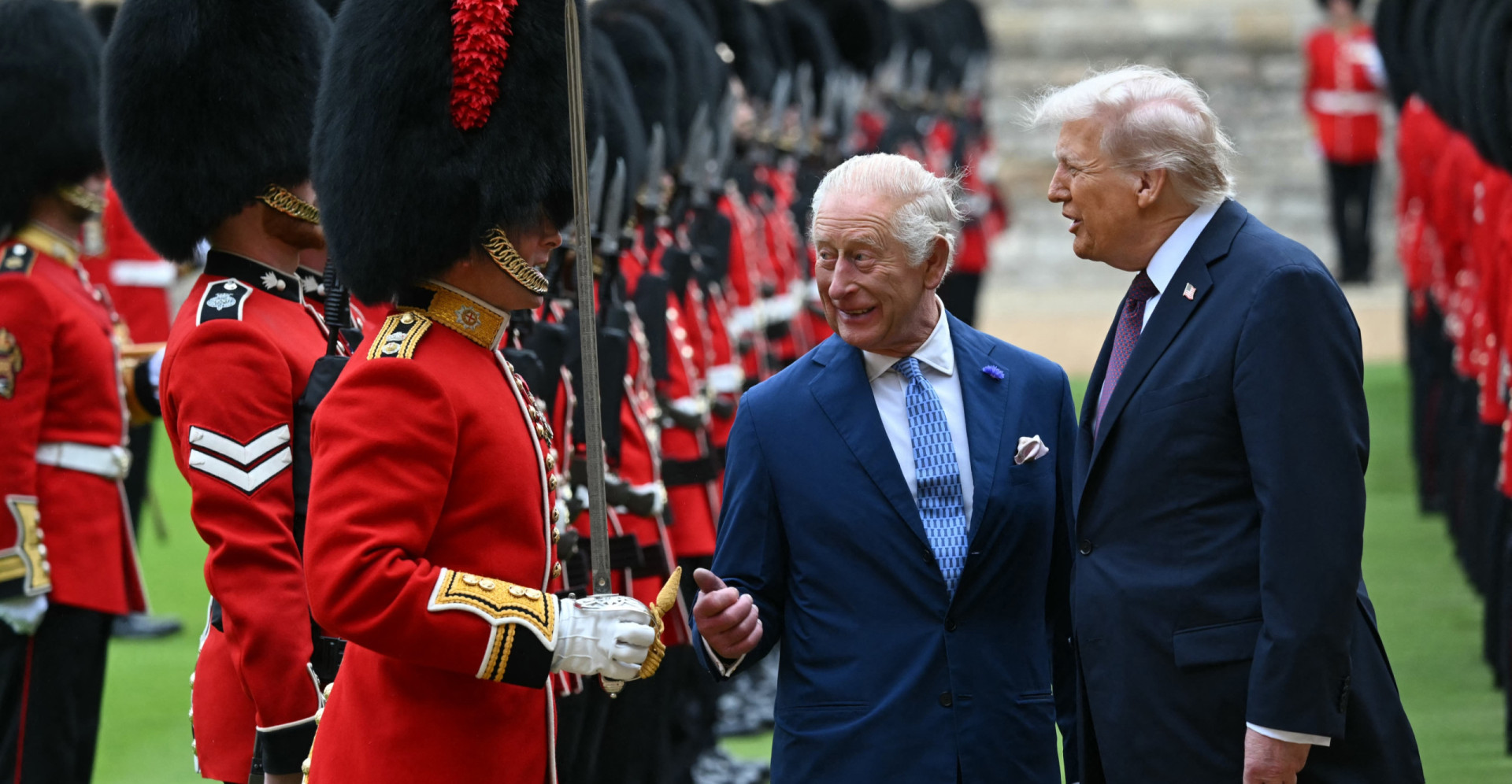 President Trump begins second UK state visit with royal welcome