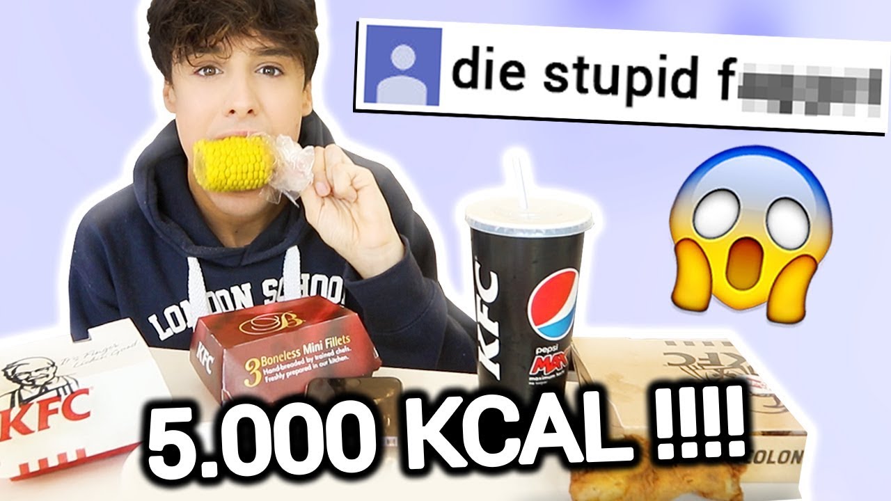 5,000 calorie KFC mukbang: I ate a massive feast while reading hate ...