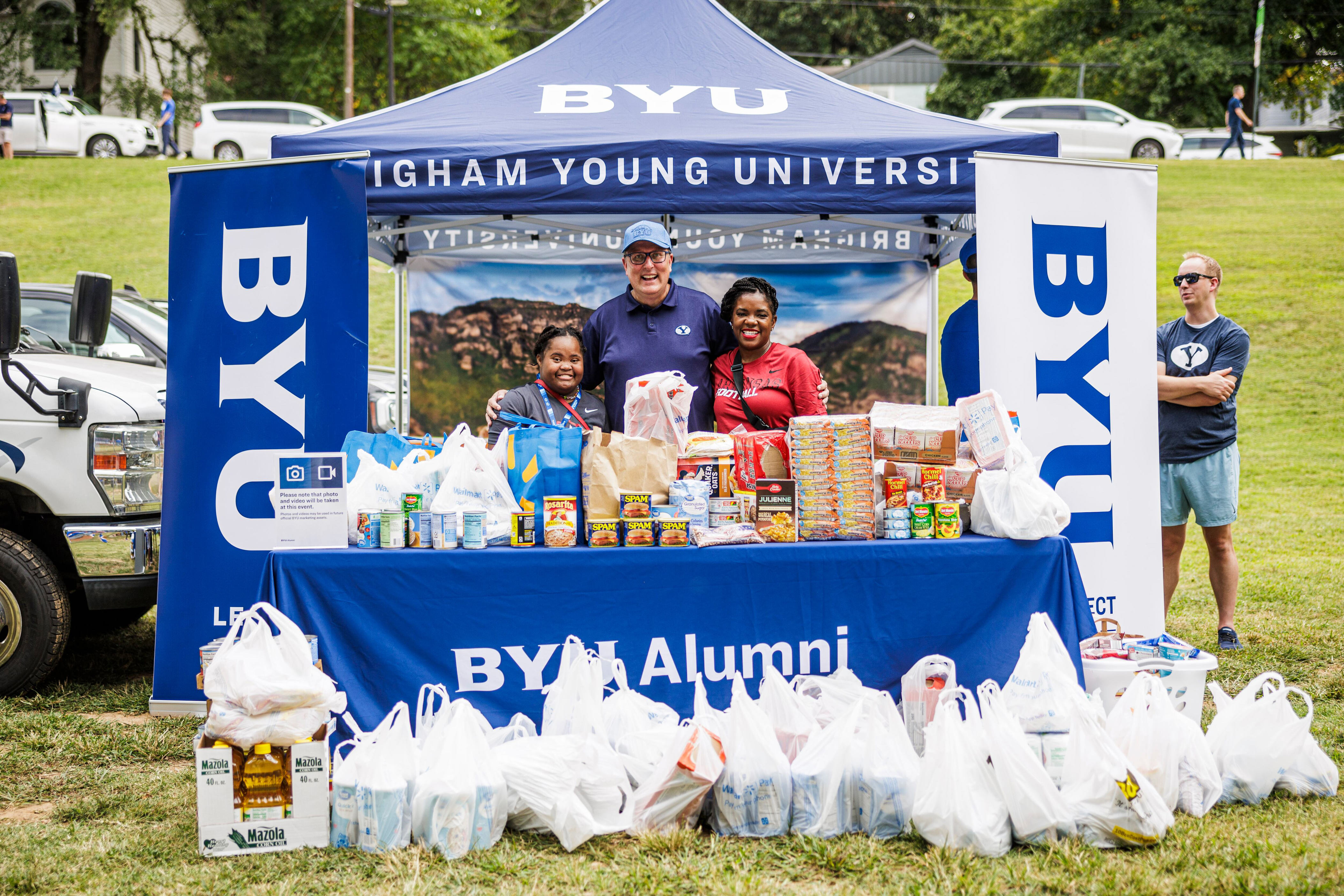 BYU fans conducting food drive to benefit ECU students