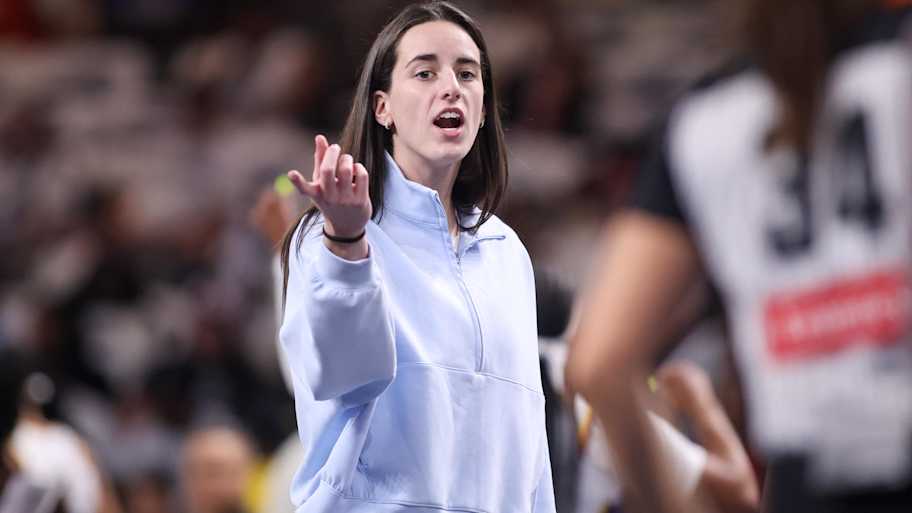Caitlin Clark caught whining to bf Connor McCaffery across court in ...