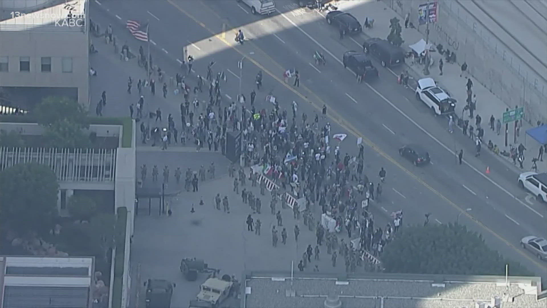 LAPD fires over 1,000 projectiles at Trump protesters in June, injuring six
