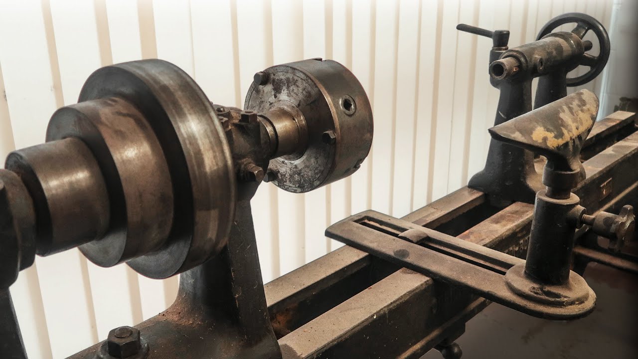 Cleaning and Reviving an Antique Wood Lathe