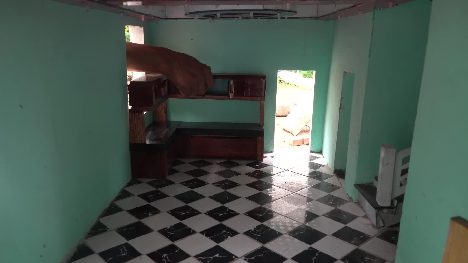 I built a tiny yet stunning two-storey house! 🏡