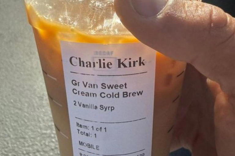 Starbucks barista refuses to make Charlie Kirk tribute drink as coffee ...