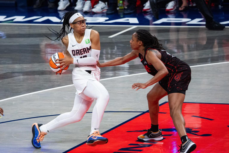 Fever fans tossed from playoff win after exchange with Dream’s Allisha ...