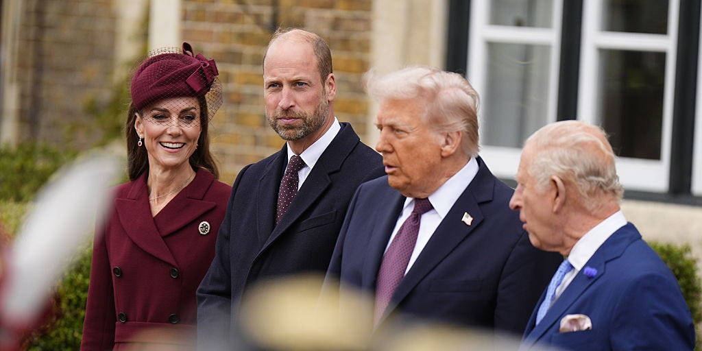 Donald Trump broke a huge royal protocol with the King just hours after ...