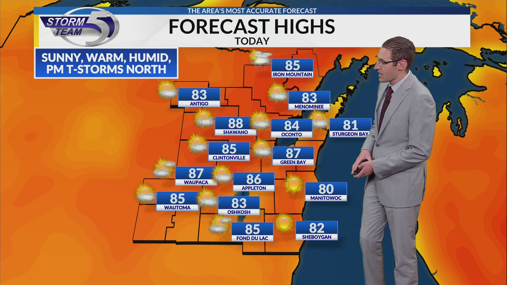 Northeast Wisconsin Weather: One more day of very warm weather, plus a ...