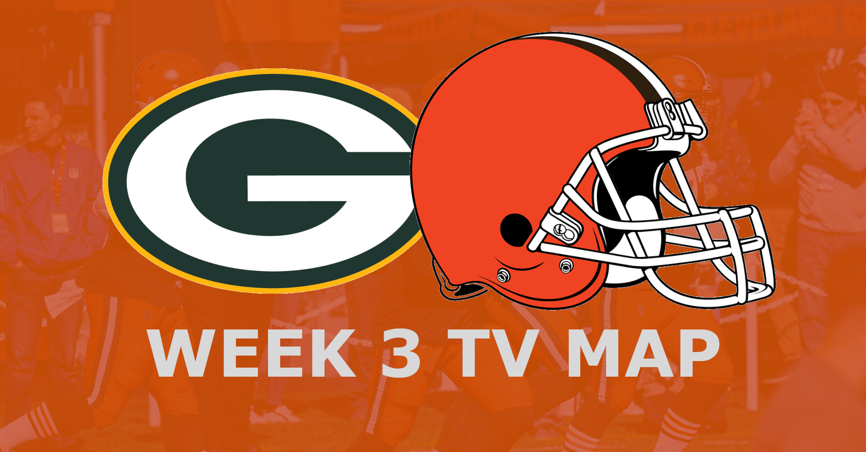 Green Bay Packers vs. Cleveland Browns: Week 3 TV Map