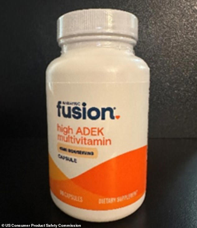 Amazon recalls vitamins sold on its website over 'risk of deadly poisoning'