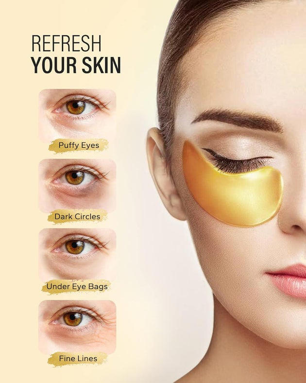 These Cooling Eye Patches Are Loaded With Collagen To De-Puff Tired Eyes