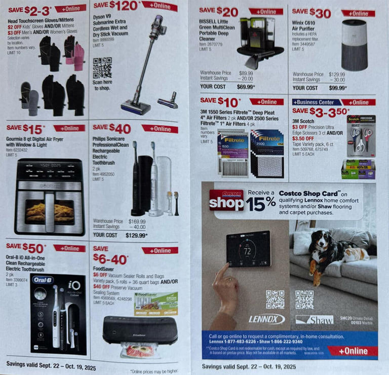 Costco Coupon Book October 2025