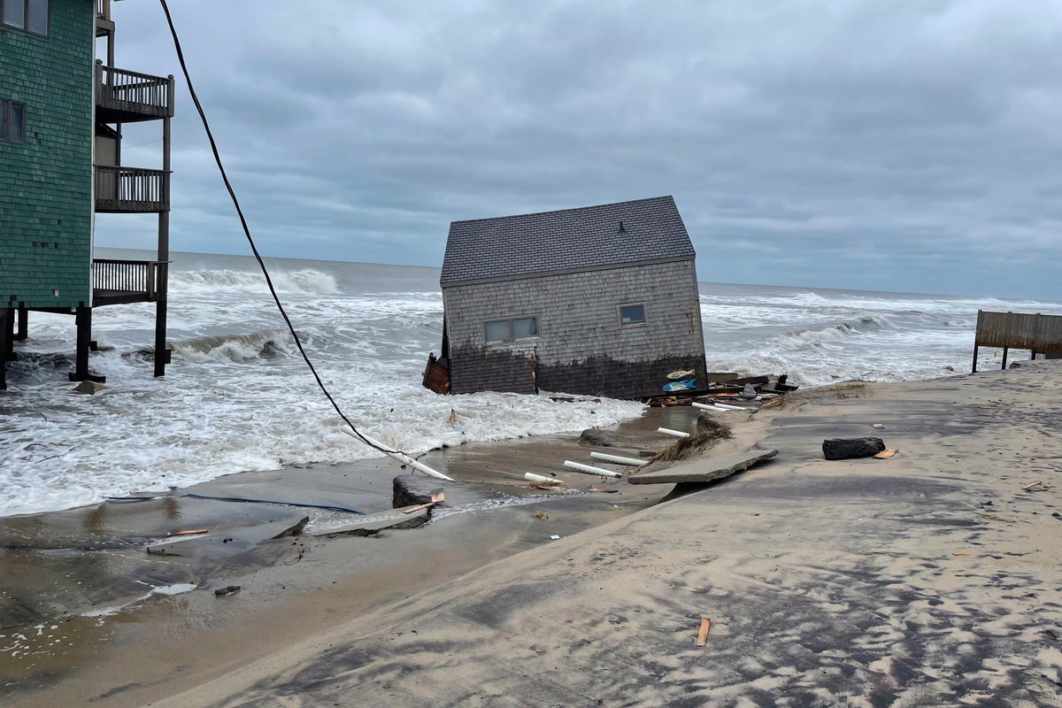 The Atlantic Ocean has claimed another beach house on the fragile Outer ...