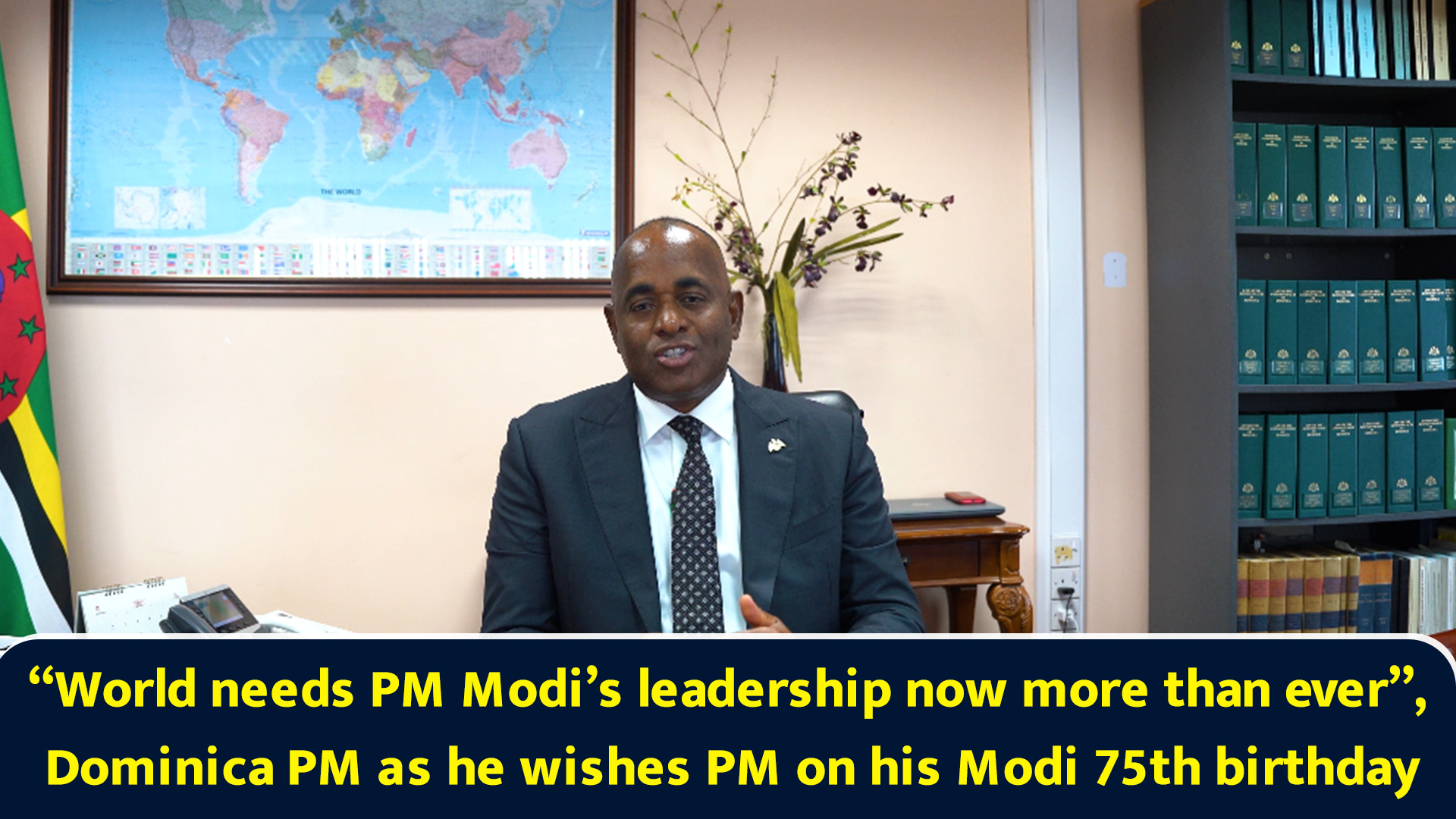 “World need PM Modi’s leadership…”, Dominica PM as he greets PM Modi on ...