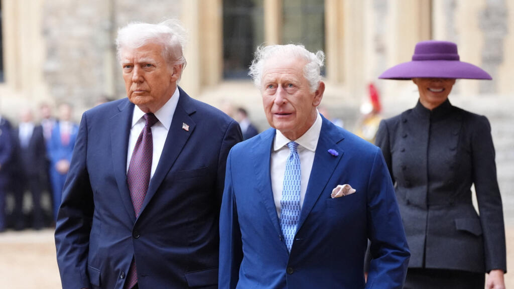 Trump llega a Windsor en una visita de Estado que combina comercio ...