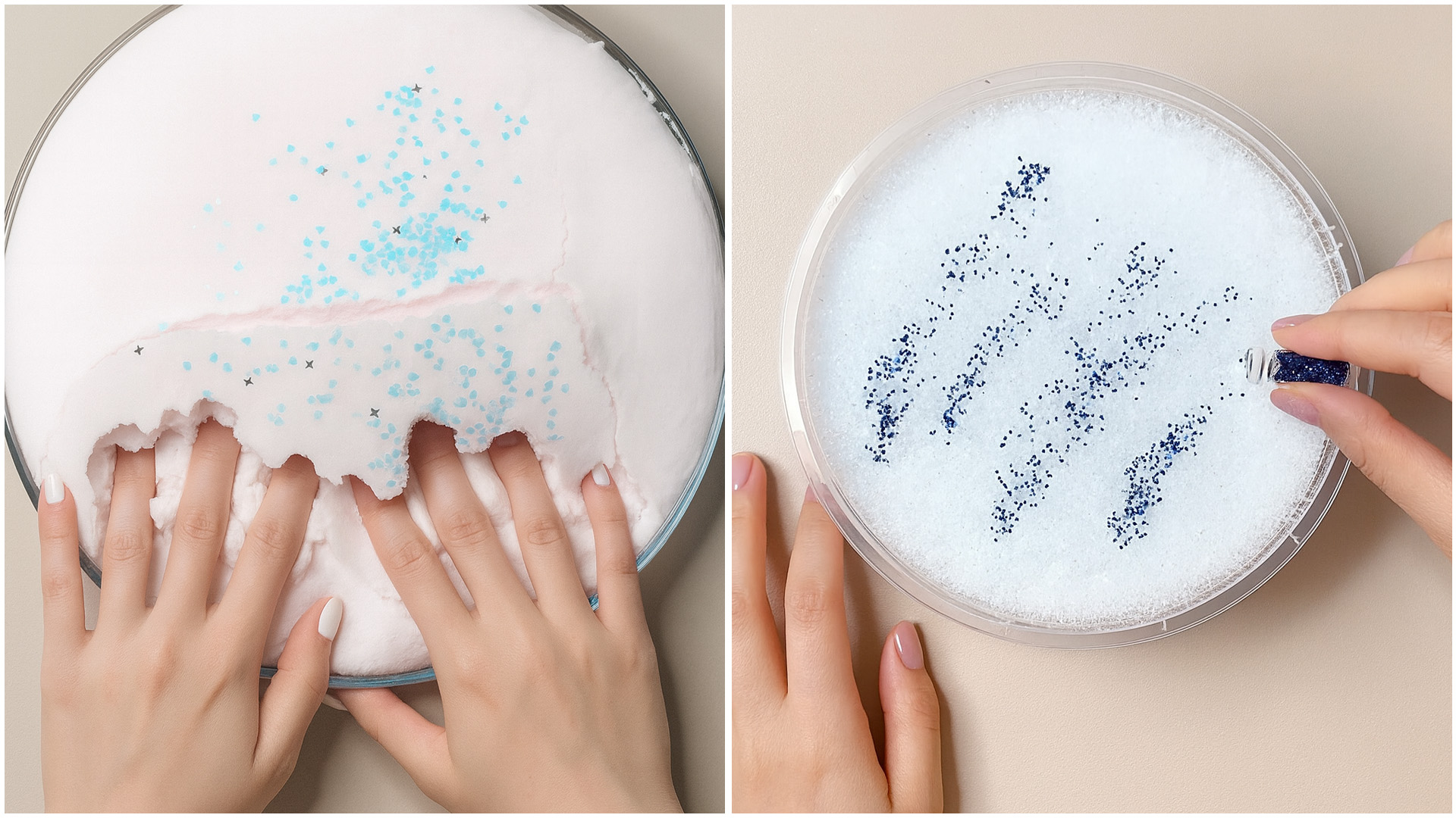 Satisfying Slime Handling – No Talking, Just Sounds