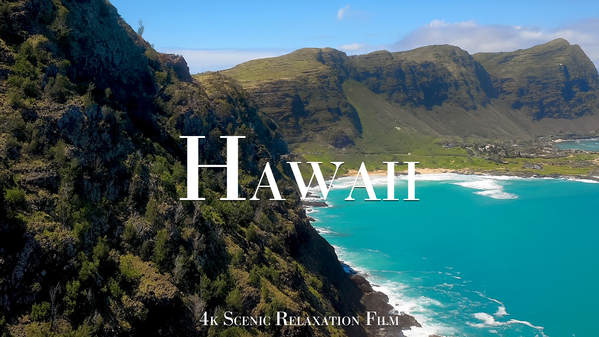 Pemandangan Alam Hawaii dari Udara dalam 4K