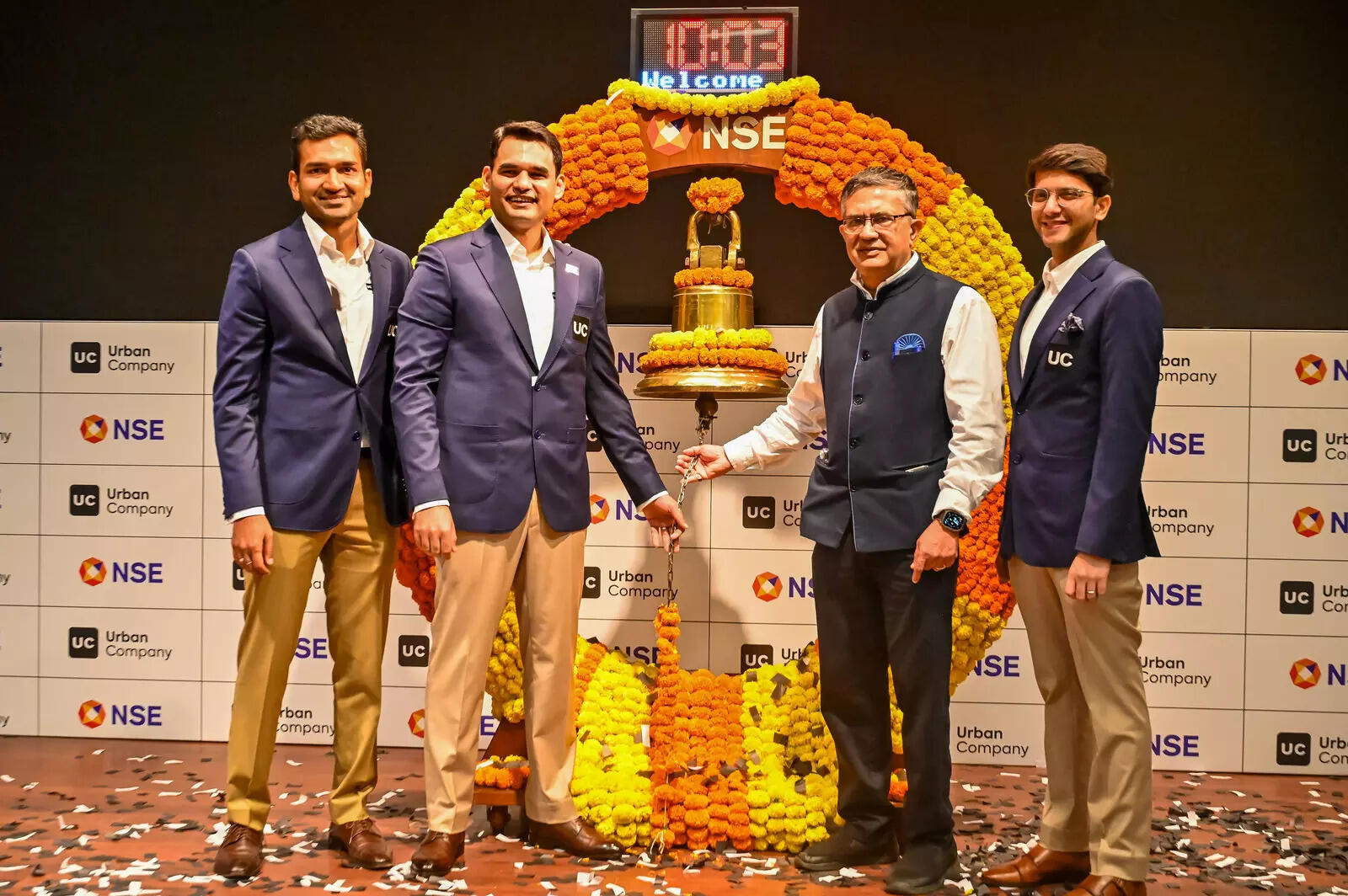 Urban Company share pops on debut; startup listings on Day 1