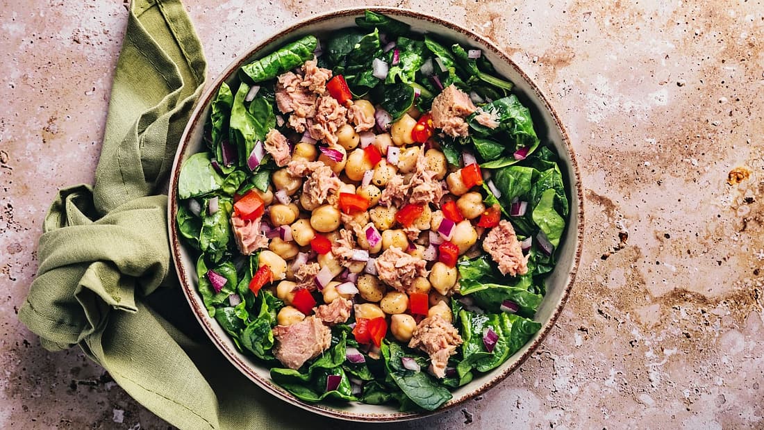 Fitness-Salat-Rezepte: High-Protein-Salat: 5 Zutaten und Rezepte für ...