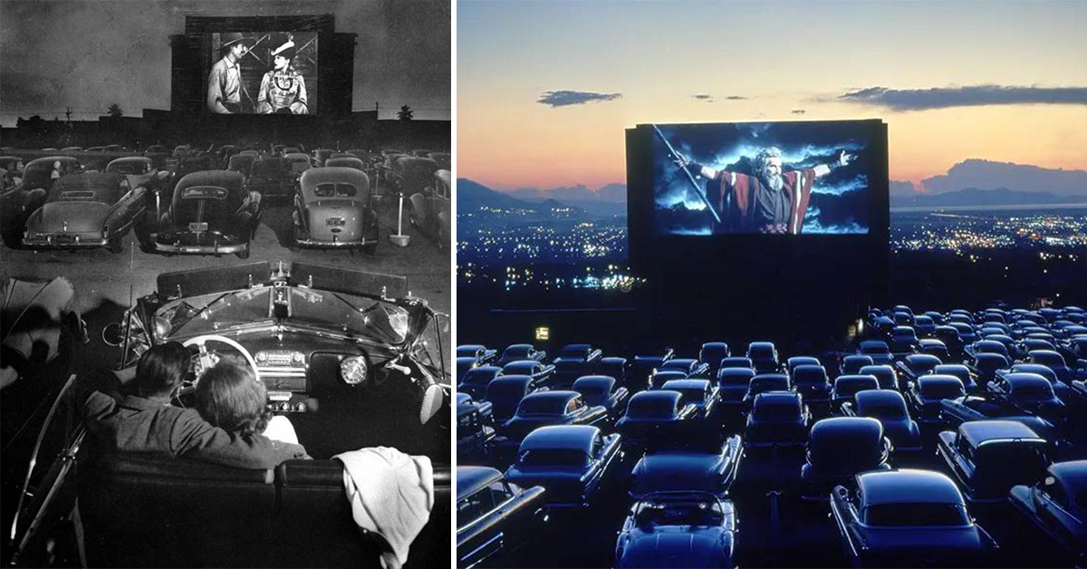 Photos Remembering Going to the Drive-In Movie Theater
