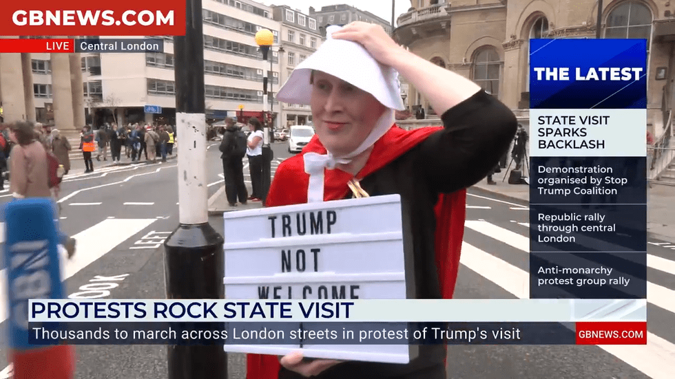 WATCH: GB News speaks to Briton who drove 200 miles in bizarre costume ...