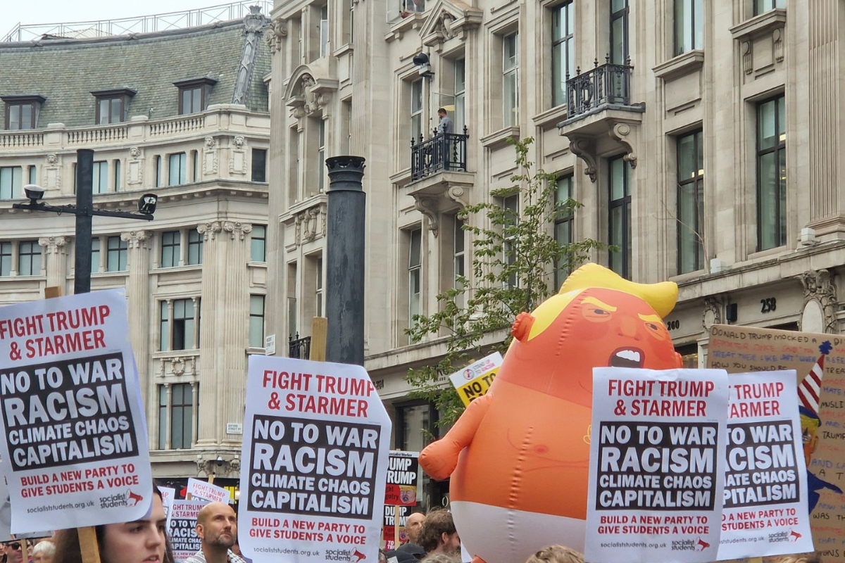 Photos: Anti-Donald Trump protest takes over Regent Street