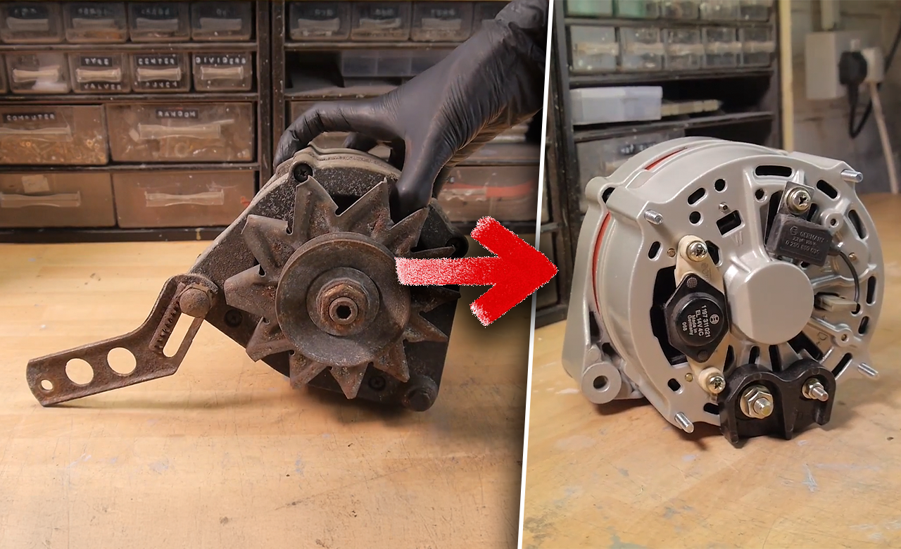 I Restored a Rusty BMW E30 Alternator 🛠️