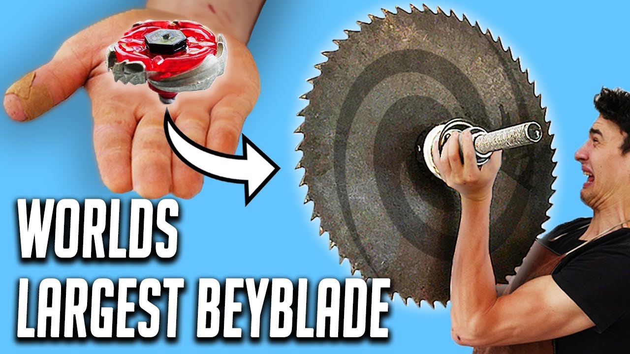 World’s largest Beyblade smashes a house!