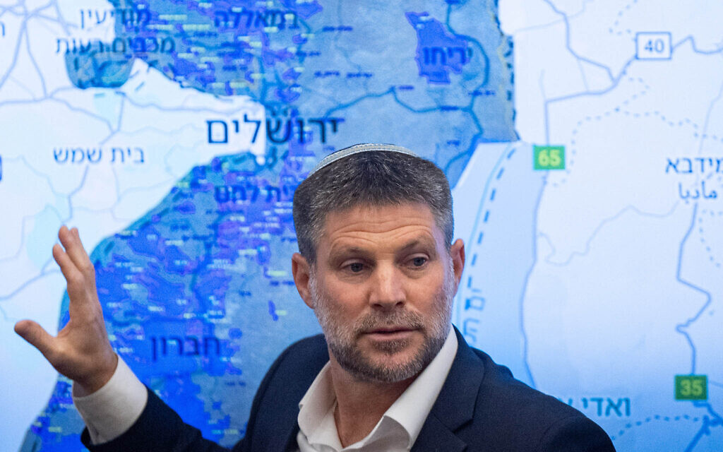 Smotrich: Israel delayed sending troops south on Oct. 7 for fear of ...
