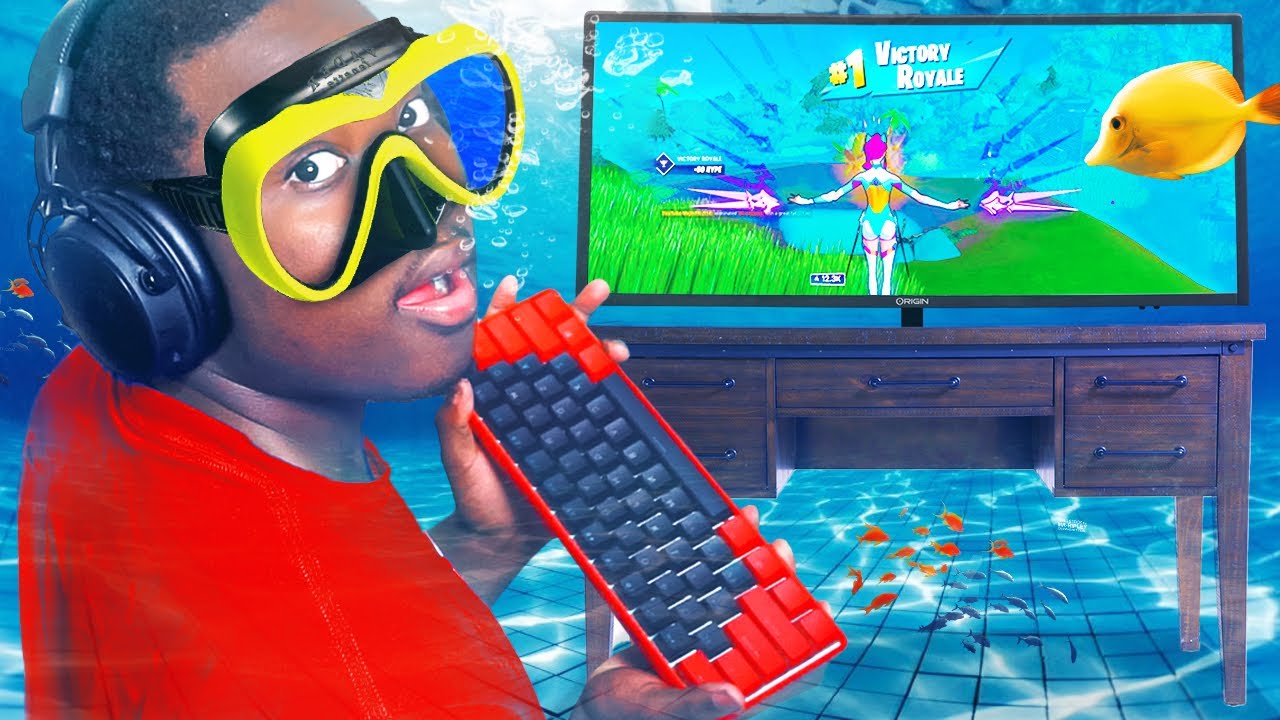 I Played Fortnite With My Keyboard Completely Underwater — What Could ...