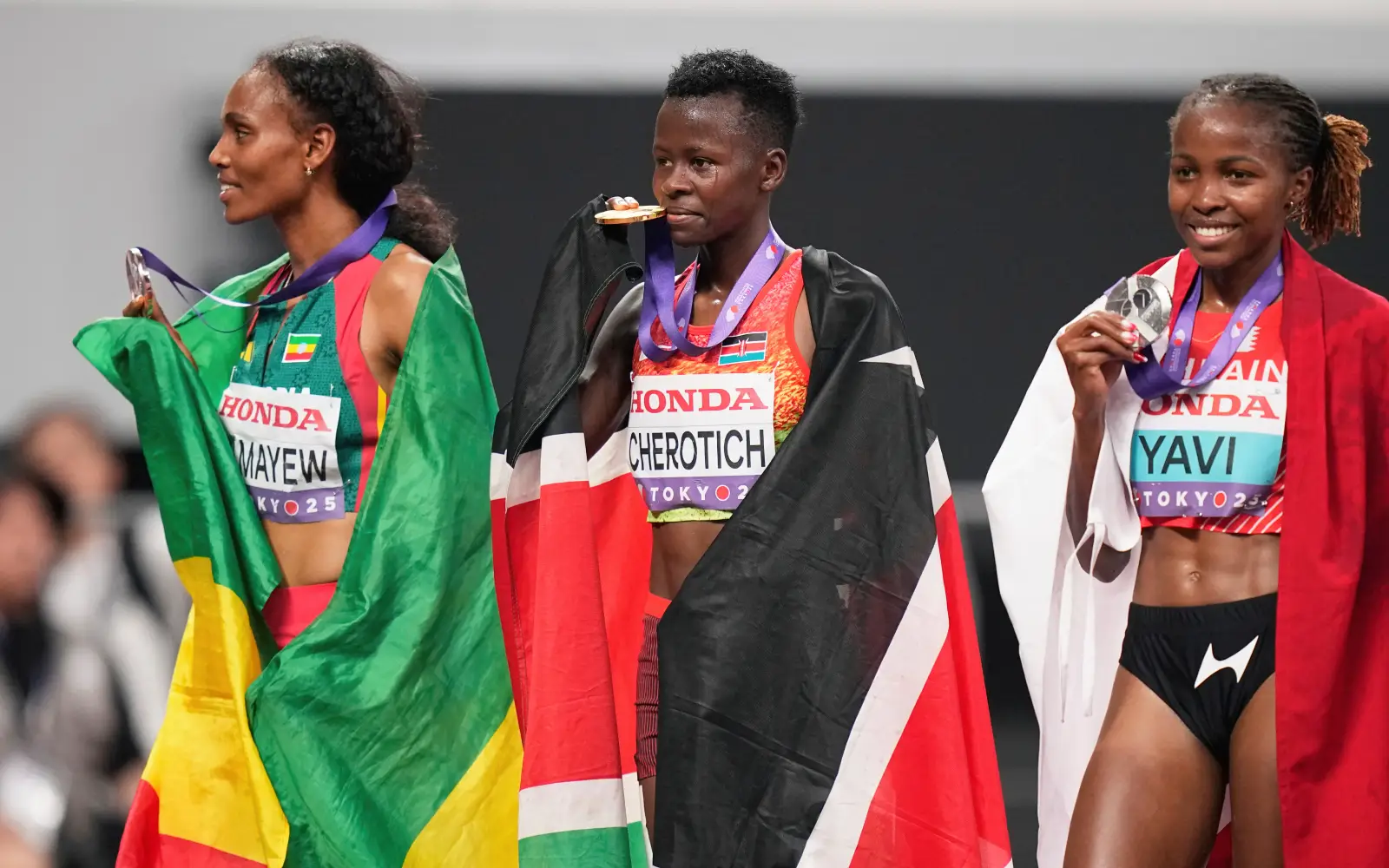 Cherotich takes women’s 3,000m steeplechase gold in Tokyo