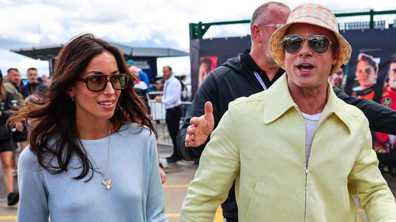 The Daring Outfit Brad Pitt's Girlfriend Ines De Ramon Was Seen Wearing