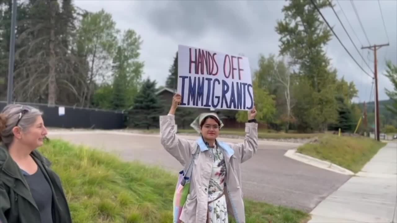 Protests in Whitefish after 5 people detained by U.S. Border Patrol