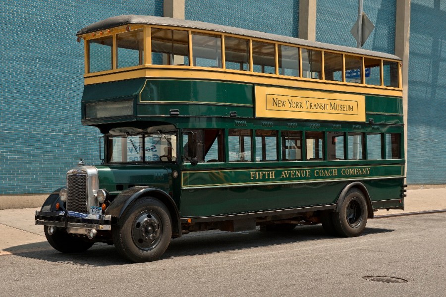 Travel back in time and hop on buses from the 1900s in Brooklyn