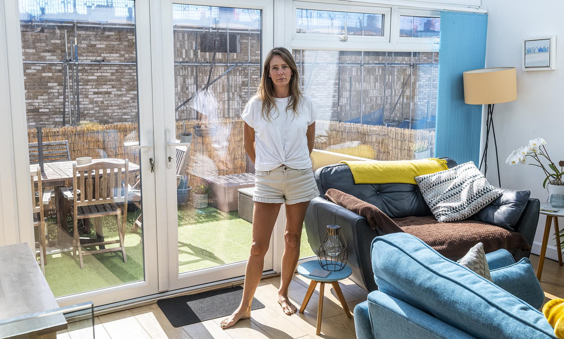 Developers block householder's sea view by building 'illegal' 8ft-high ...