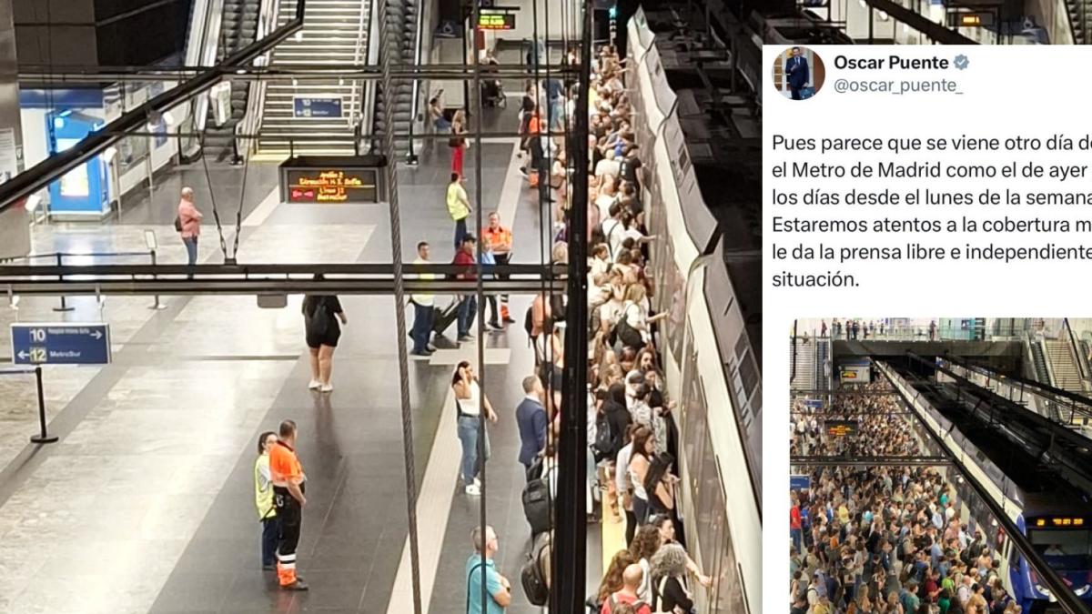 Puente difunde «un bulo» sobre las aglomeraciones de Metro de Madrid ...