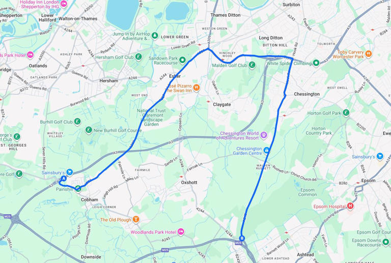 A3 closures this weekend as part of huge M25 interchange project ...