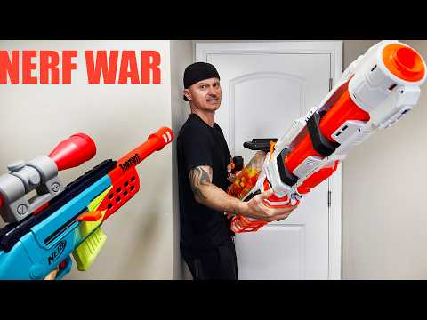 NERF WAR: Kid vs Dad SHOWDOWN 3
