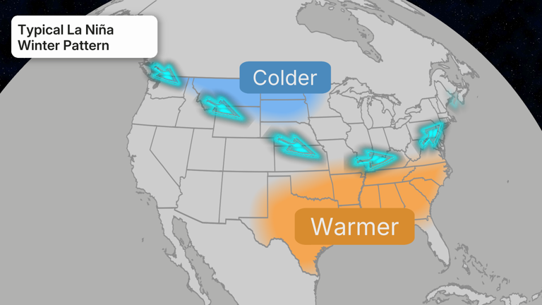 End Of Year Temperatures Are Expected To Look A Lot Like La Niña Winter ...