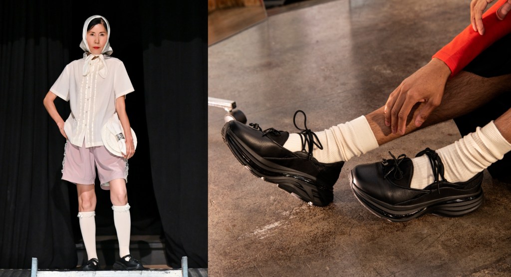 Hoka Debuts Bondi Mary Jane on Tanner Fletcher's Spring 2026 NYFW Runway